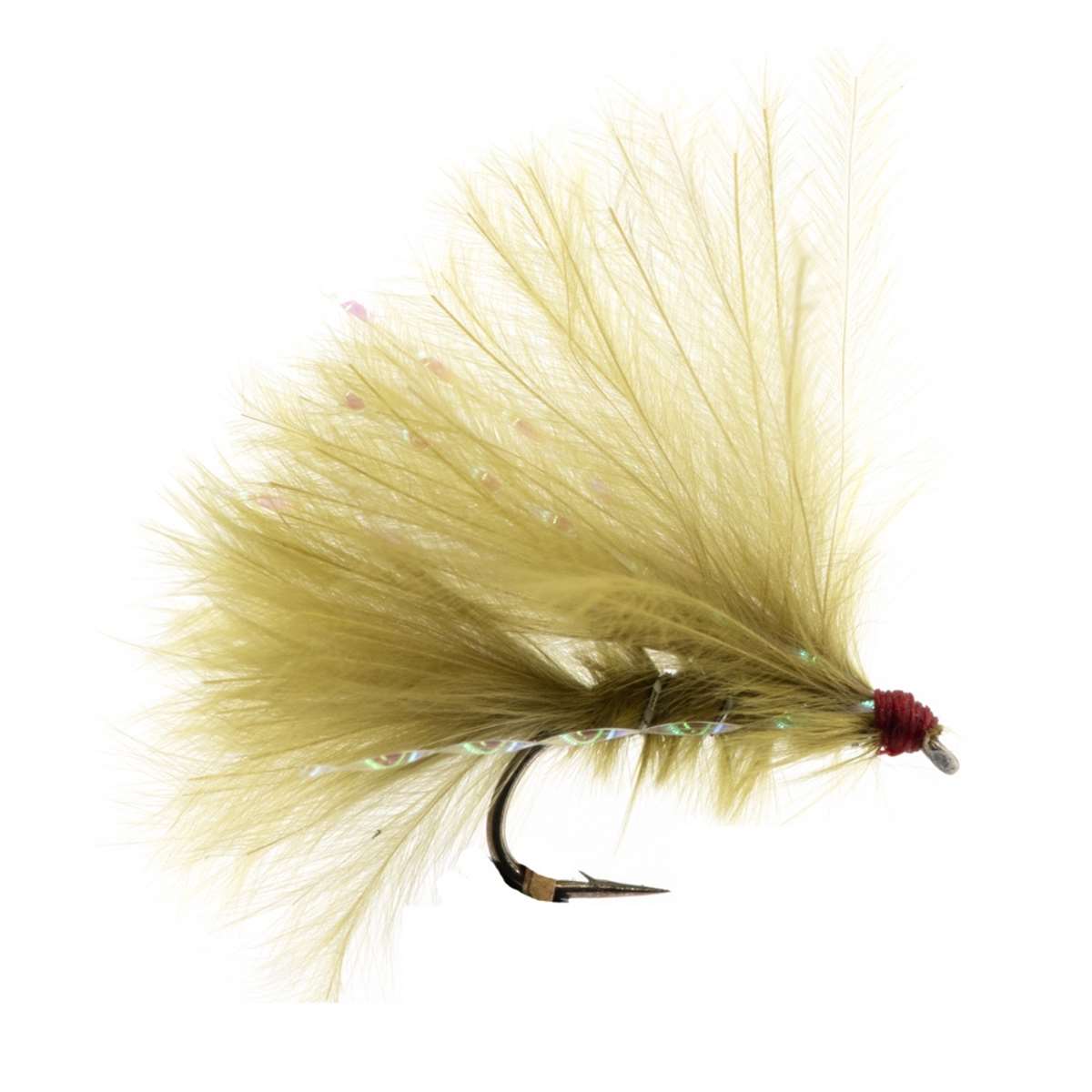 Dawsons Olive Mini Lure #12 for Fishing Flies from The Essential Fly