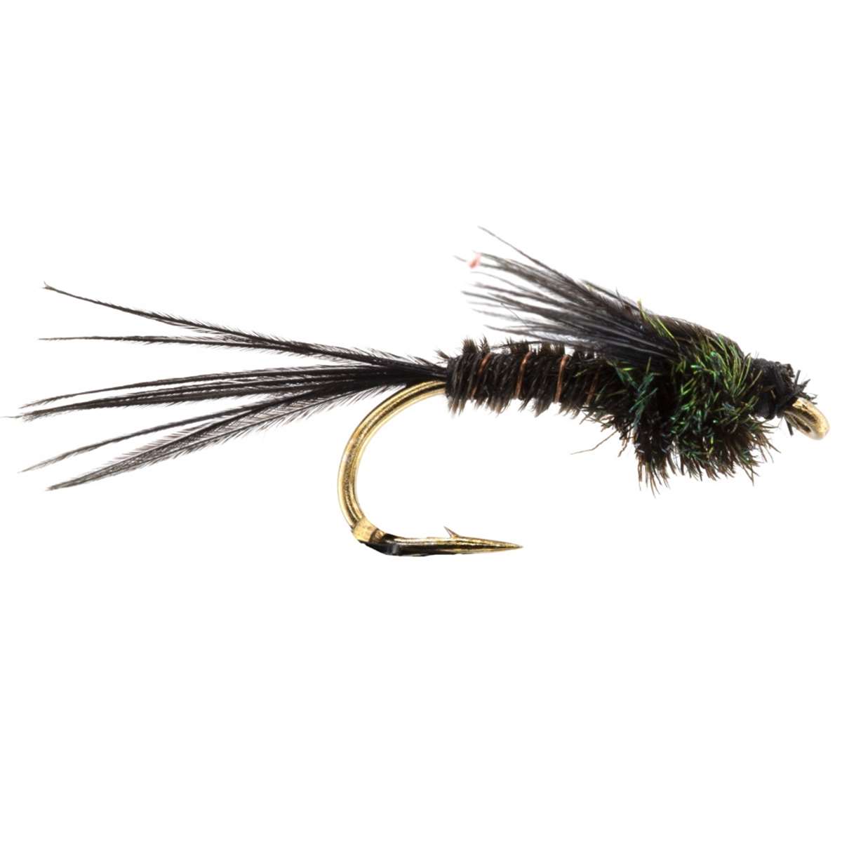 Sale - The Essential Fly Pheasant Tail Black Nymph Fishing Fly Size 12