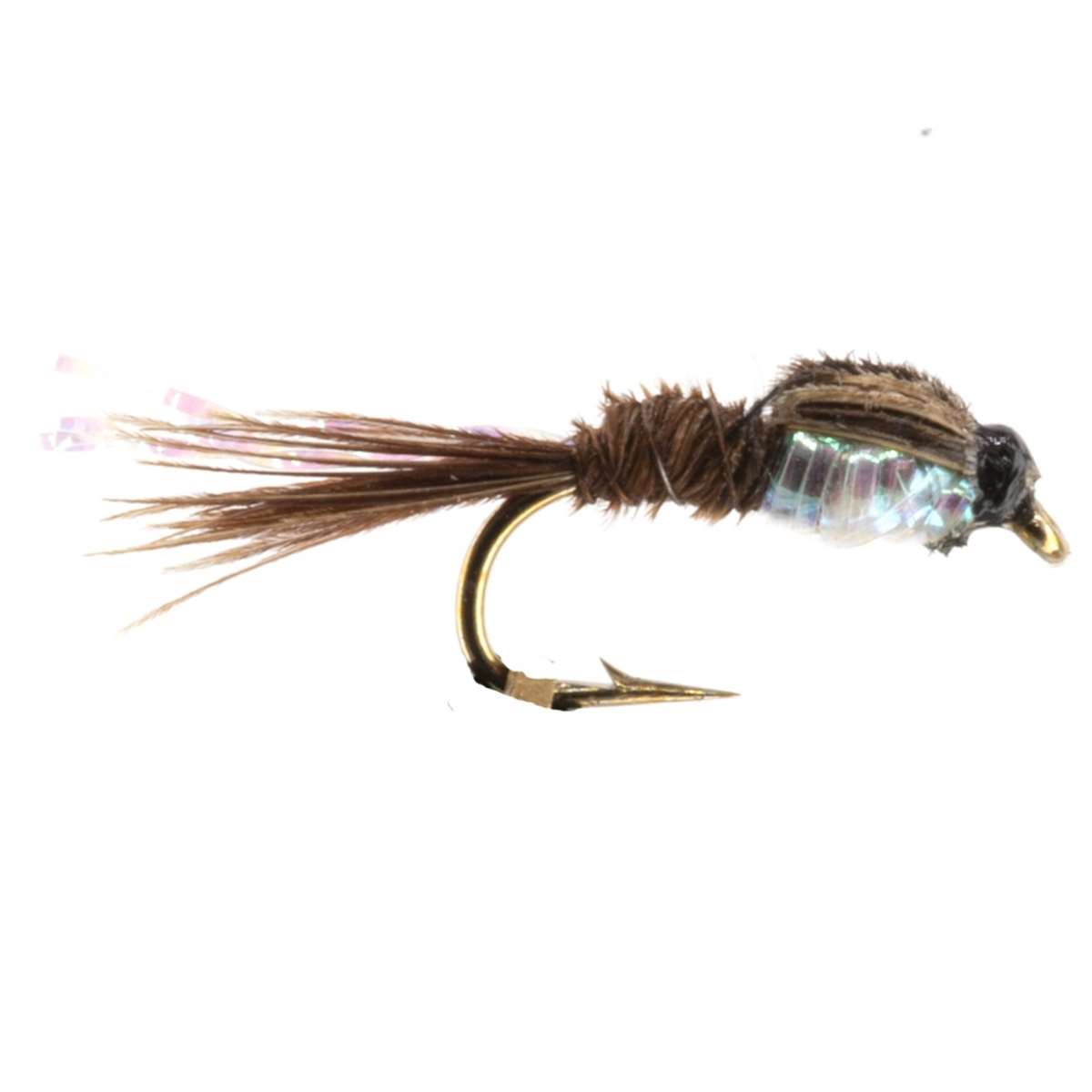 Sale - The Essential Fly Pheasant Tail Pearl Nymph Fishing Fly Size 12