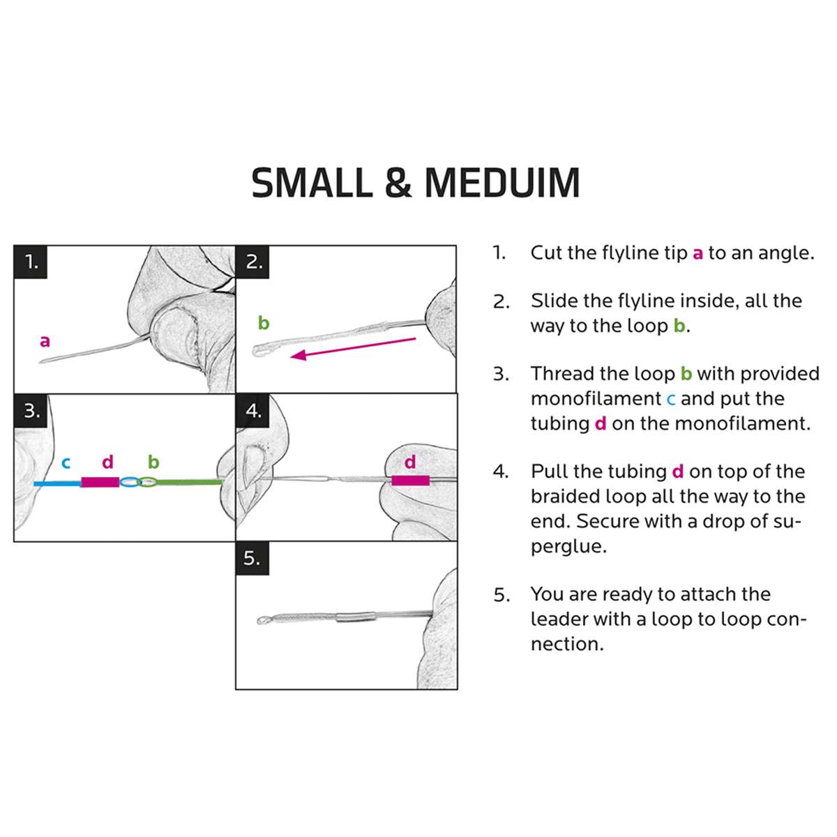 Vision Nano Loops Medium Fly Line & Leader/Tippet Connector