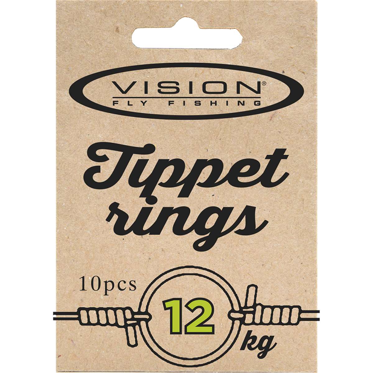 Vision Tippet Rings Small 12Kg for Fly Fishing from The Essential Fly