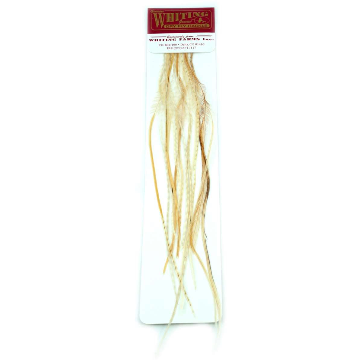 Whiting 100's Saddle Hackle Pack Size 18 Unique Variant for Fly Tying