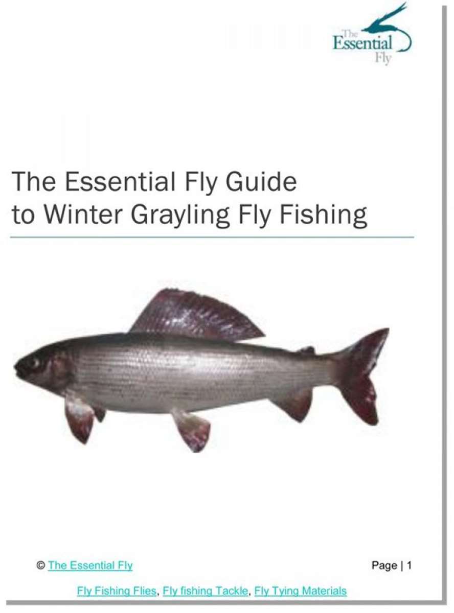 E-Guide Winter Grayling 35 Page (Downloadable) for Fly Fishing