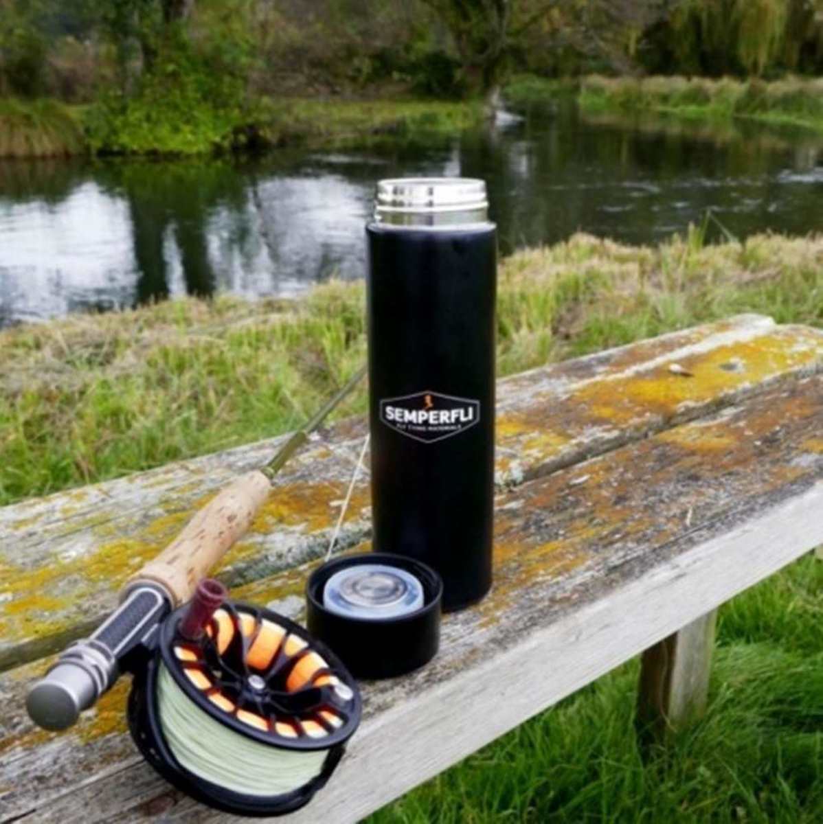 Branded Stainless Steel Drinks Thermos Flask 500ml for Fly Tying