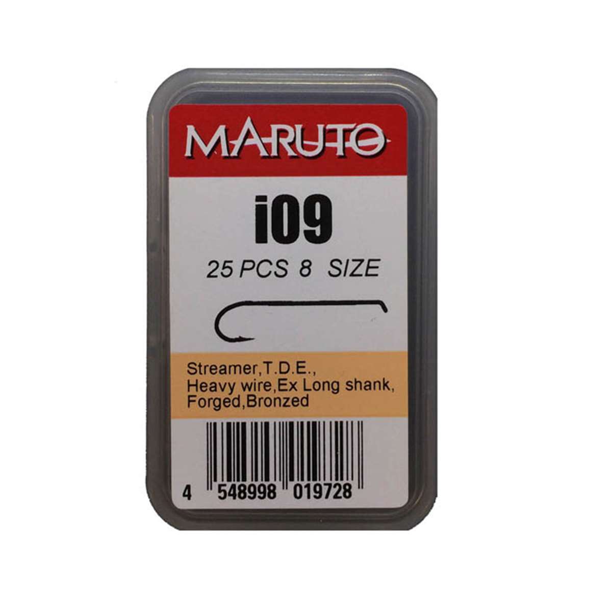 Maruto I09 Extra Long Streamer Hooks Size #12 for Fly Tying