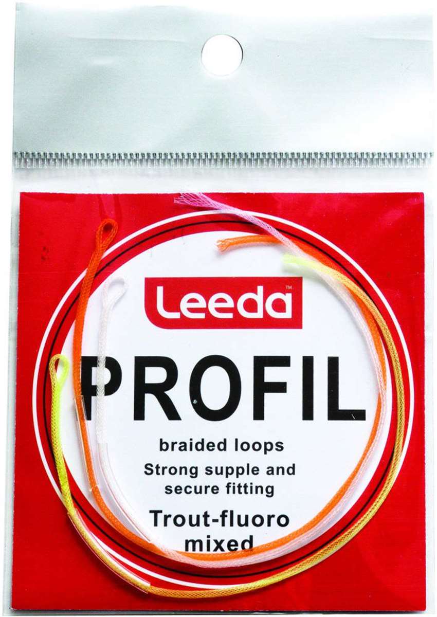Leeda Profil Braided Loops Trout Flouro Mixed for Fly Fishing