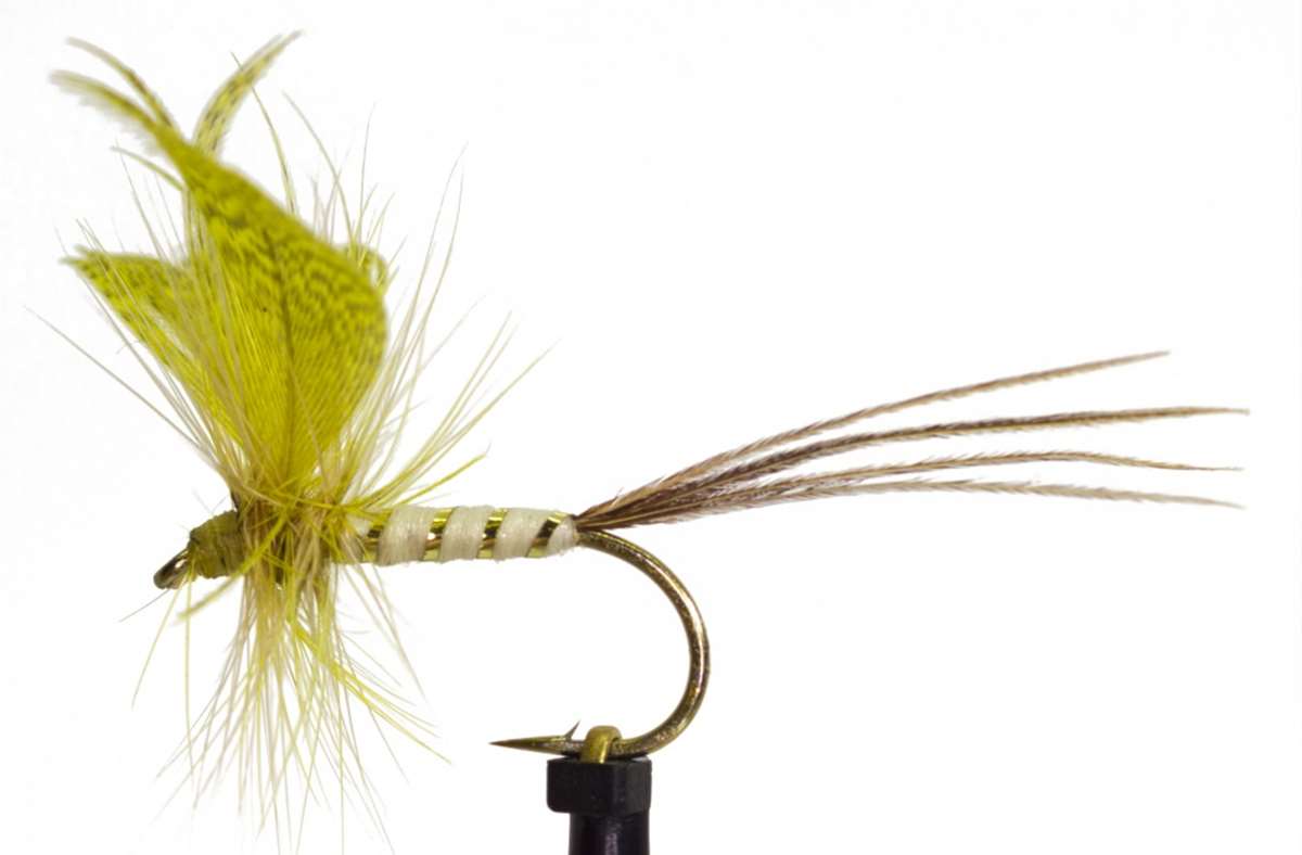 Sale - The Essential Fly Yellow Drake Mayfly Fishing Fly Size 12