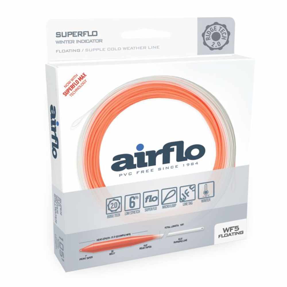 Airflo Superflo Max Ridge 2.0 Ultra Supple Indicator Taper Floating ...